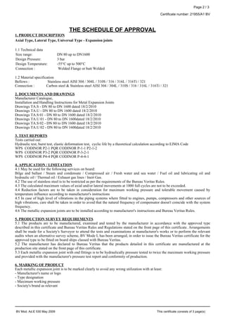 Certificado Bureau Veritas | PDF