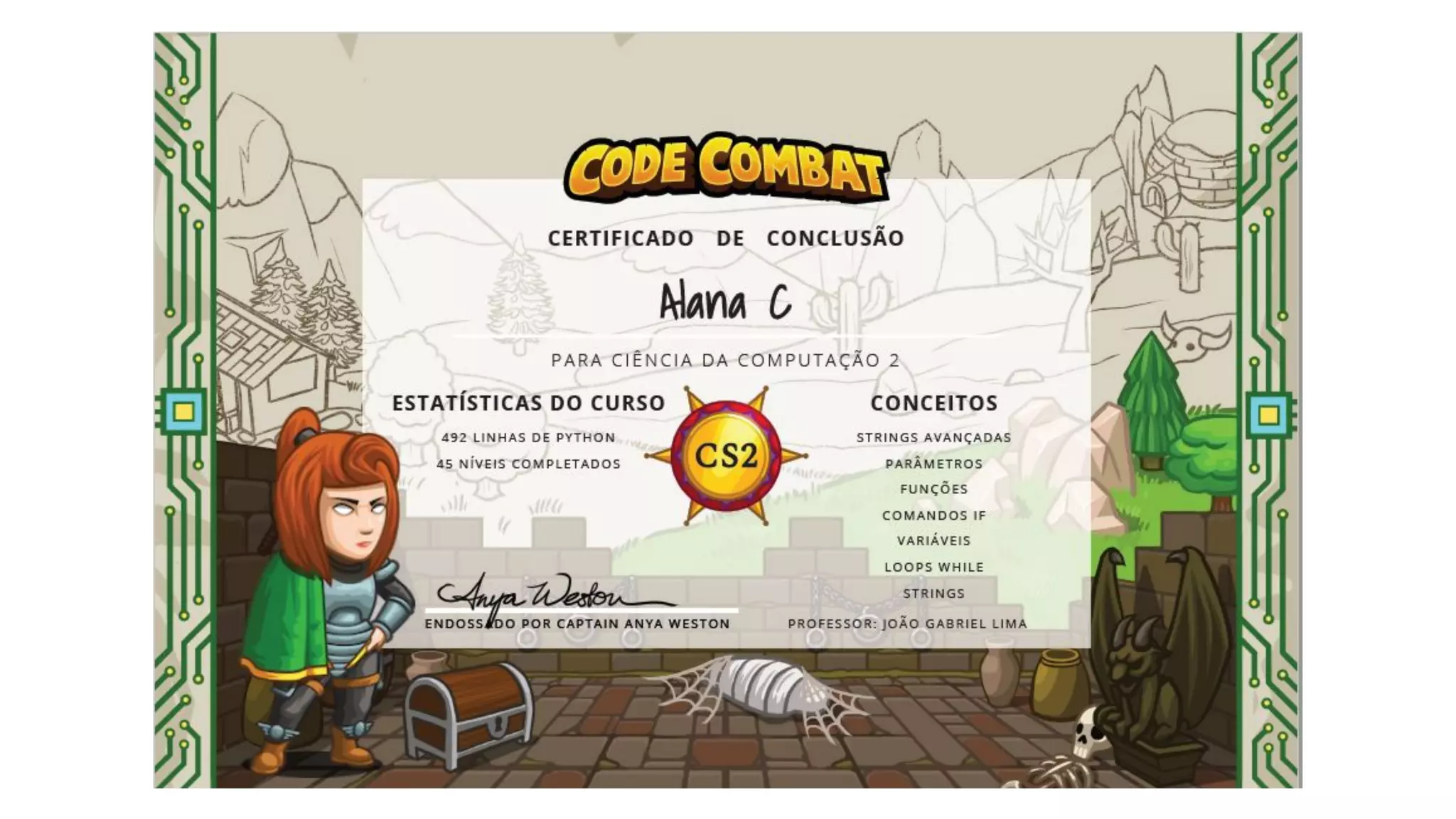 Certificados - Code Combat | PPT