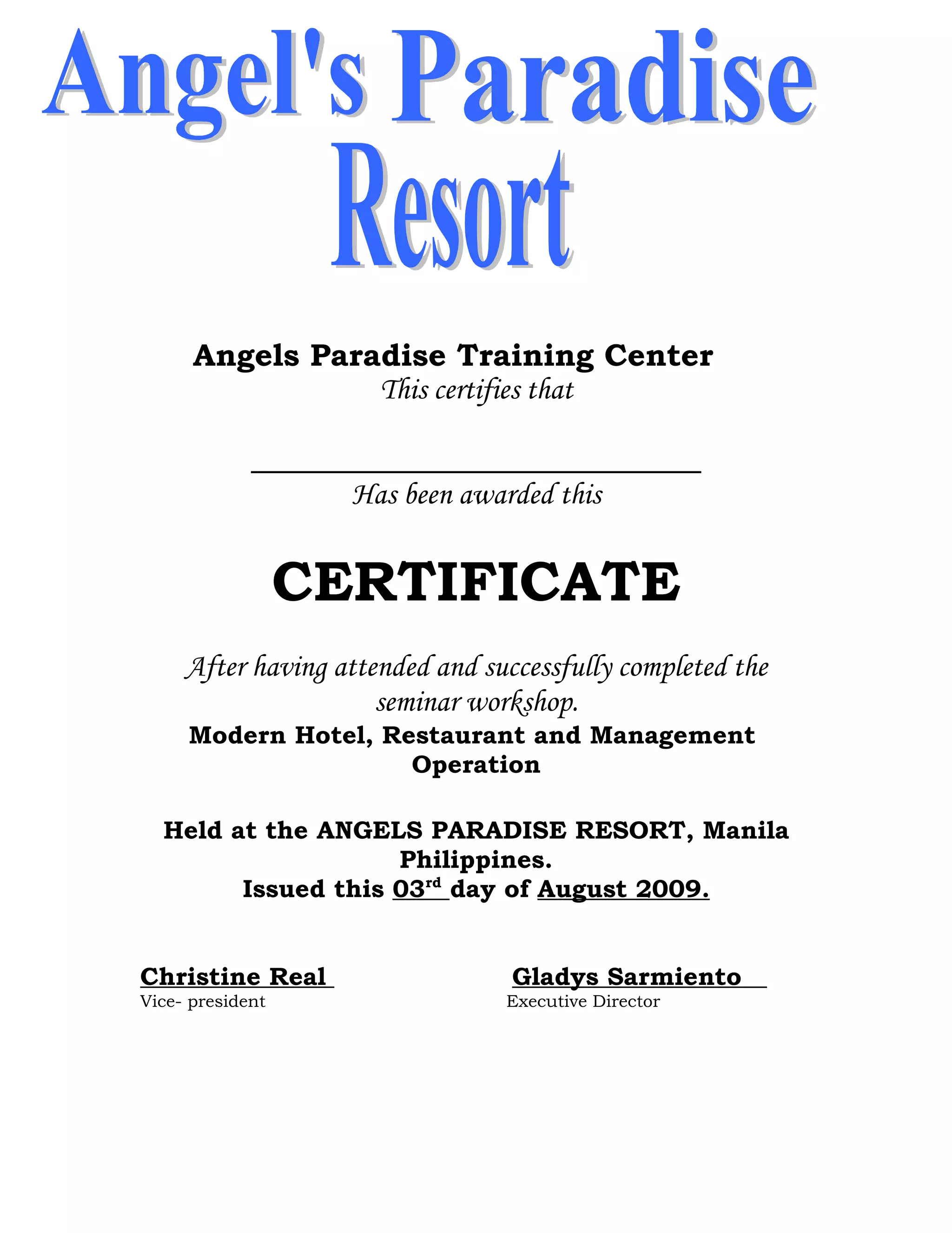 certificate | DOC