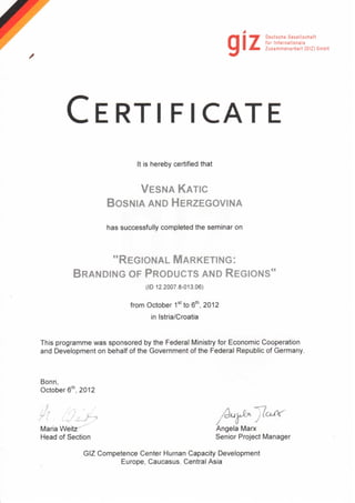 Certificate | PDF