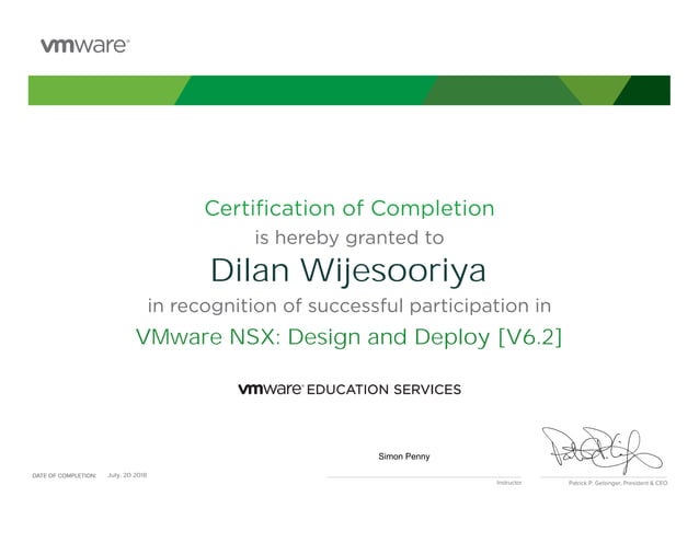 VMware NSX Certification | PDF
