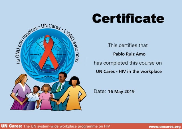 UN Cares - HIV in the Workplace - Pablo Ruiz Amo | PDF