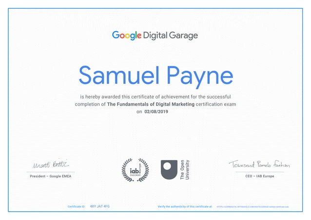 GDG Certificate | PPT