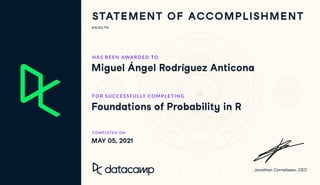 Foundations of Probability in R | PPT
