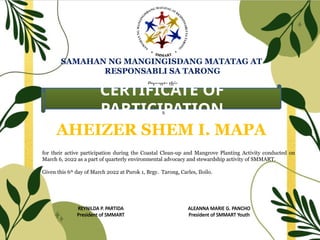 certificate sample for organizations.pptx