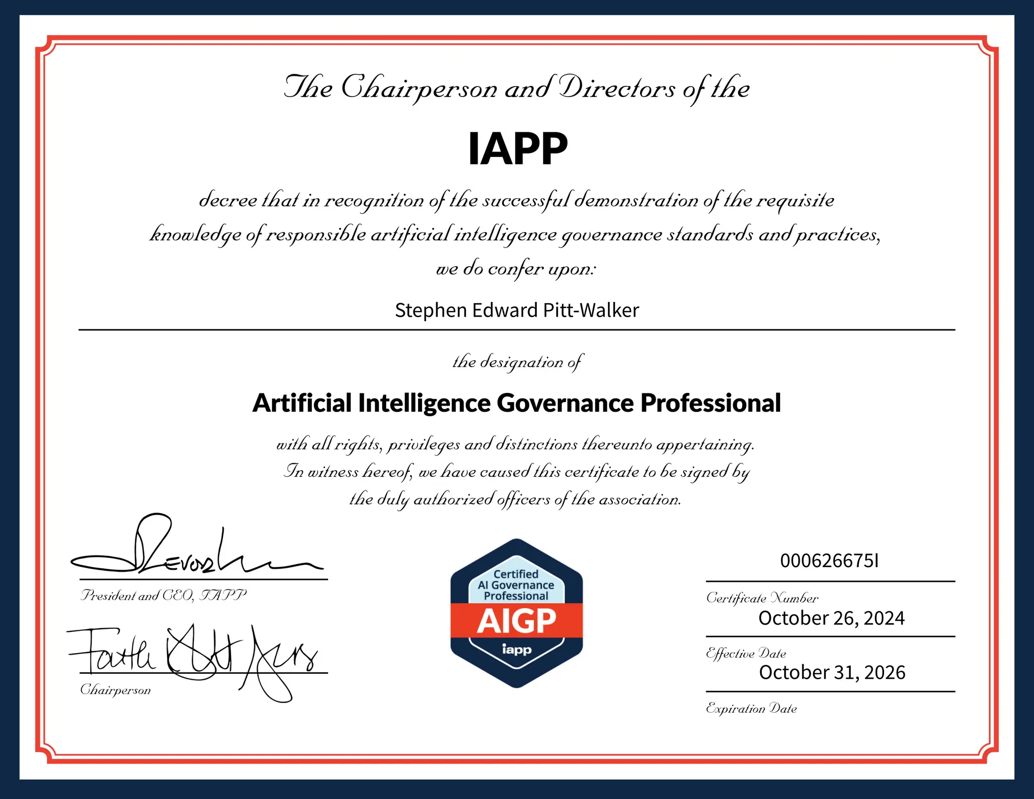 IAPP / AIGP - Artificial Intelligence Governance Professional | PPT IAPP / AIGP - Artificial Intelligence Governance Professional | PPT