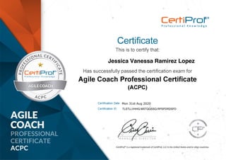 Certificate acpc | PDF