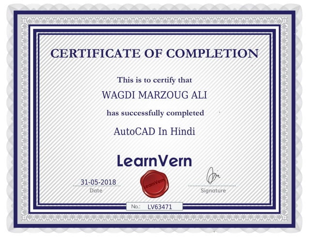 Certificate auto cad in hindi | PDF