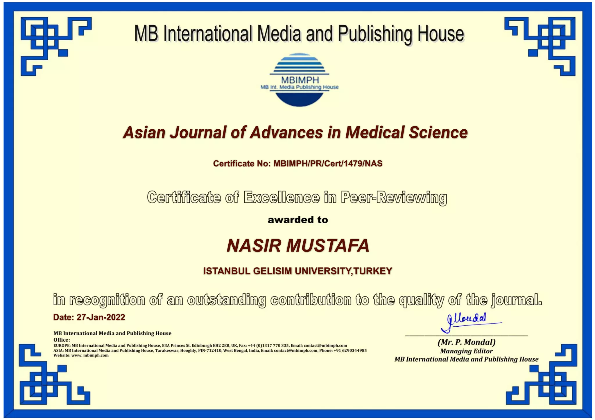 Certificate of Excellence | PPT | Free Download