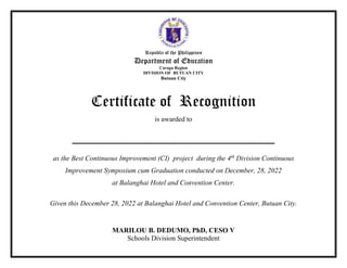 tHIS IS A SAMPLE CERTIFICATE IN DEPED FOR CI | DOCX