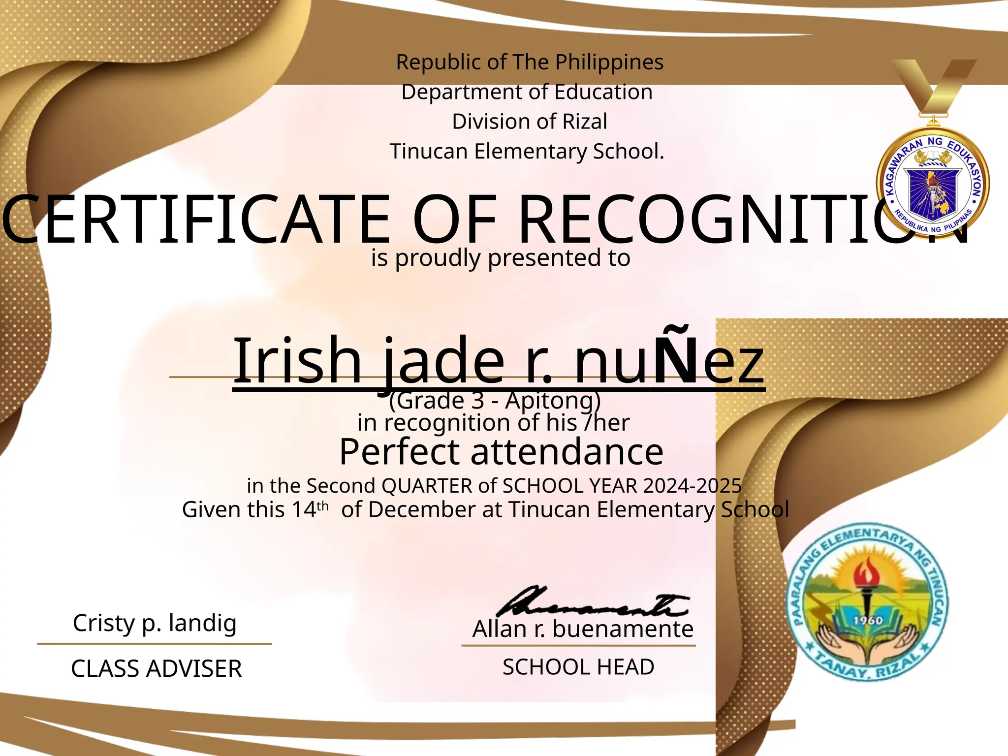2nd quarter Certificate-of-Recognition.pptx