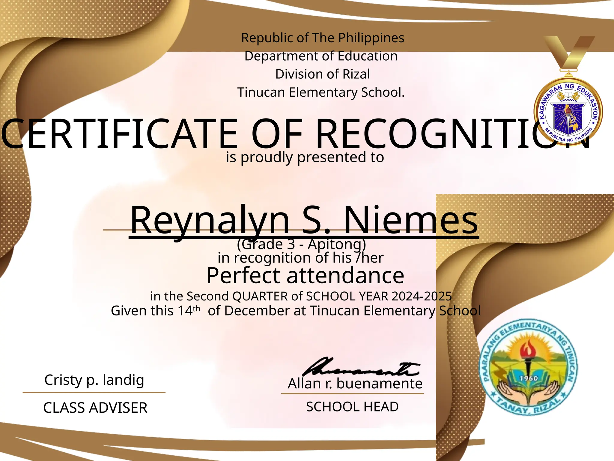 2nd quarter Certificate-of-Recognition.pptx
