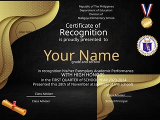 2nd quarter Certificate-of-Recognition.pptx