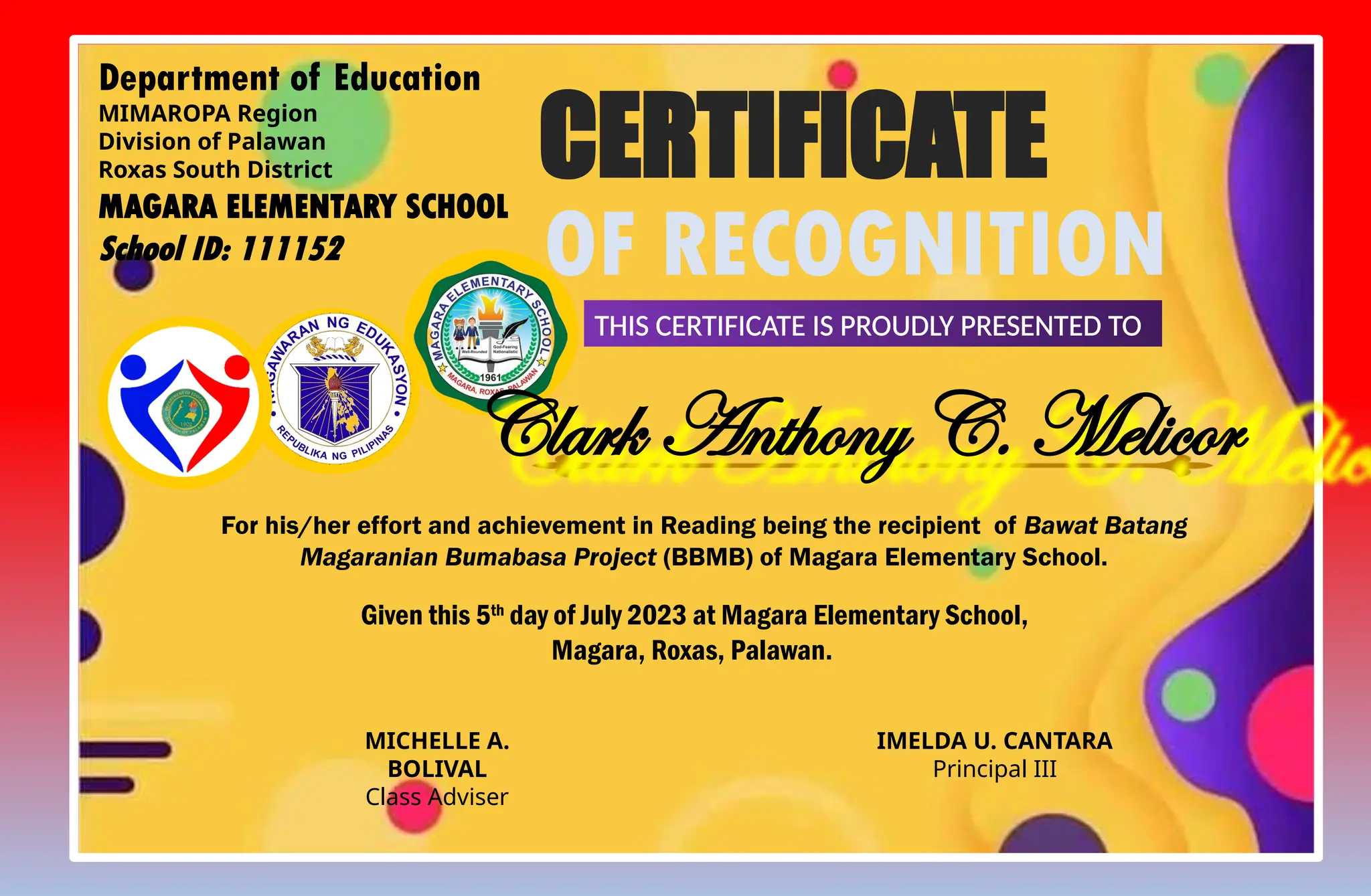 CERTIFICATE-of-recognition for readers-BBMB.pptx
