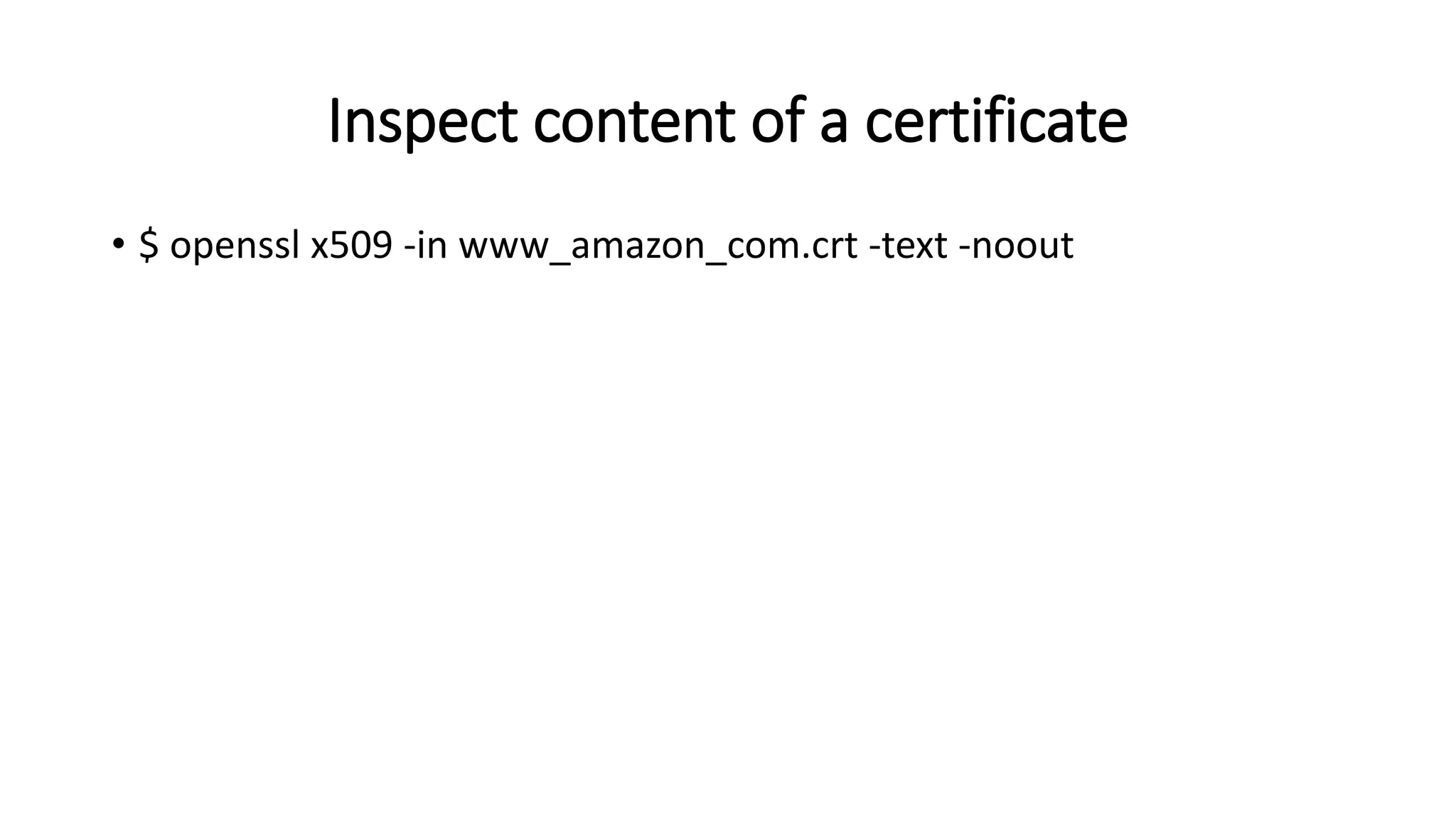digital certificate - types and formats | PPTX