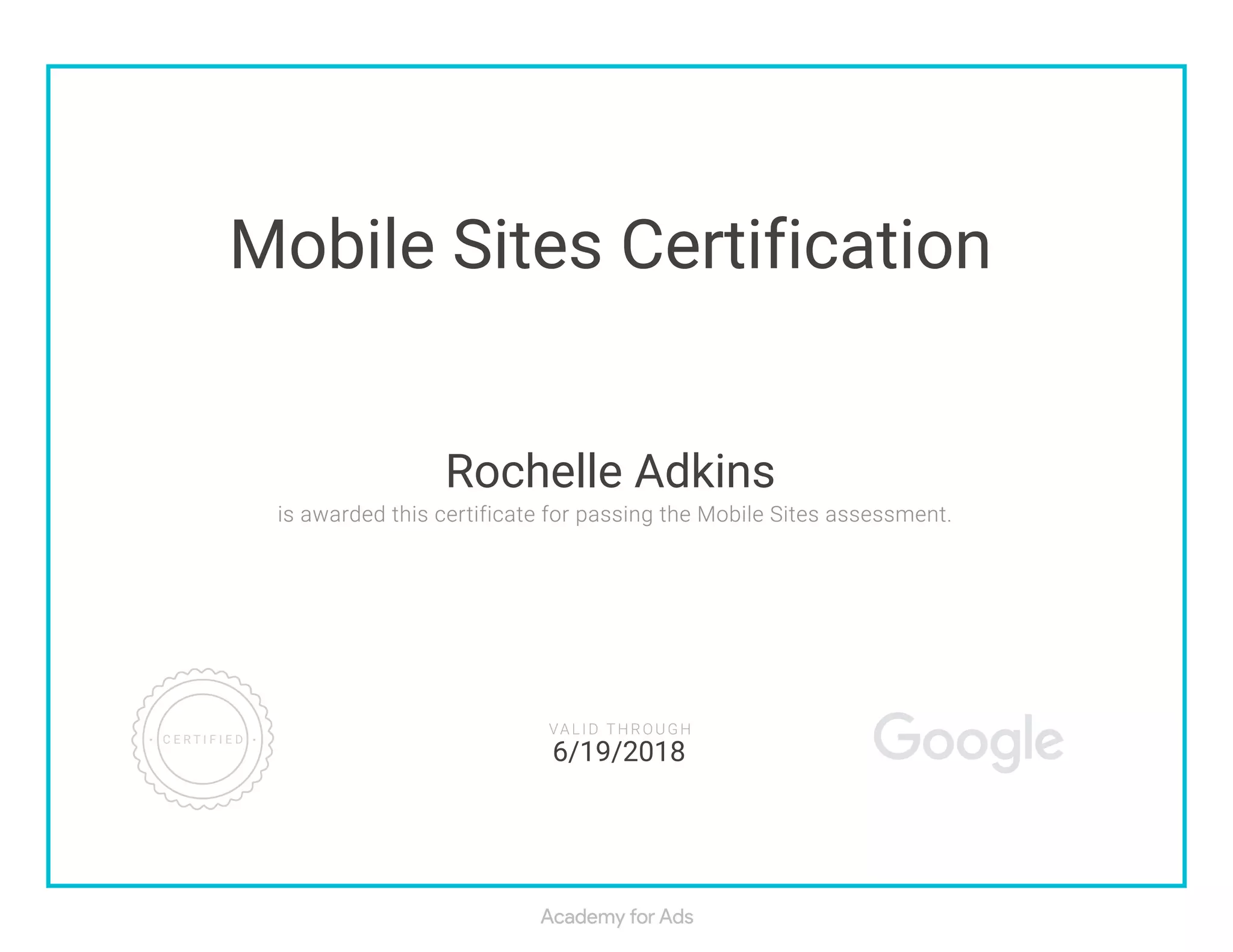 Google Mobile Sites Certification | PDF