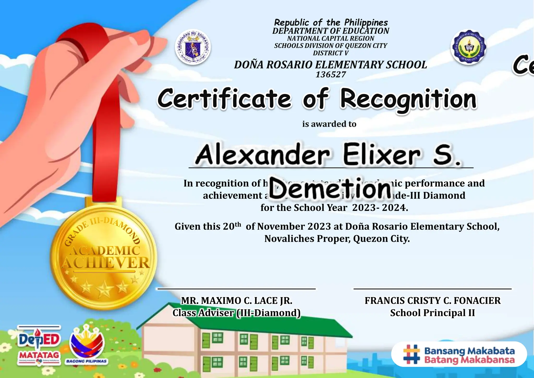 CERTIFICATE 2023 Q1 Deped Themed Design.pptx