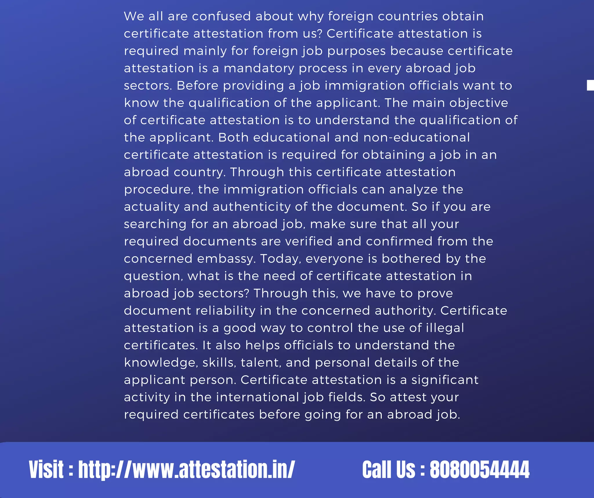 Certificate attestation | PDF