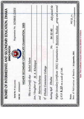 Certificate for year_12 | PDF | Education