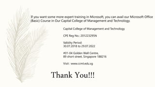 Certificate in MS Office | PPTX