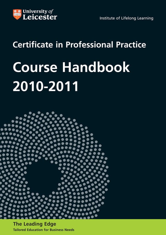 Certificate in professional practice course handbook intro | PDF