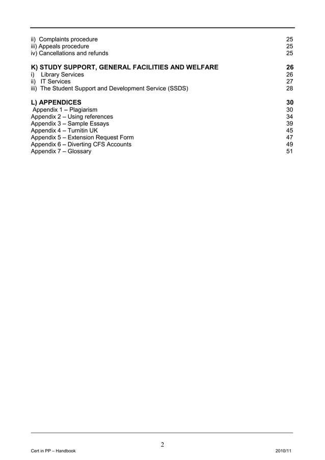 Certificate in professional practice course handbook intro | PDF