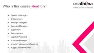 Certificate in Project Management - UniAthena | PPTX