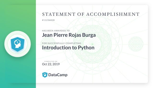 Certificate introduction to_python | PDF