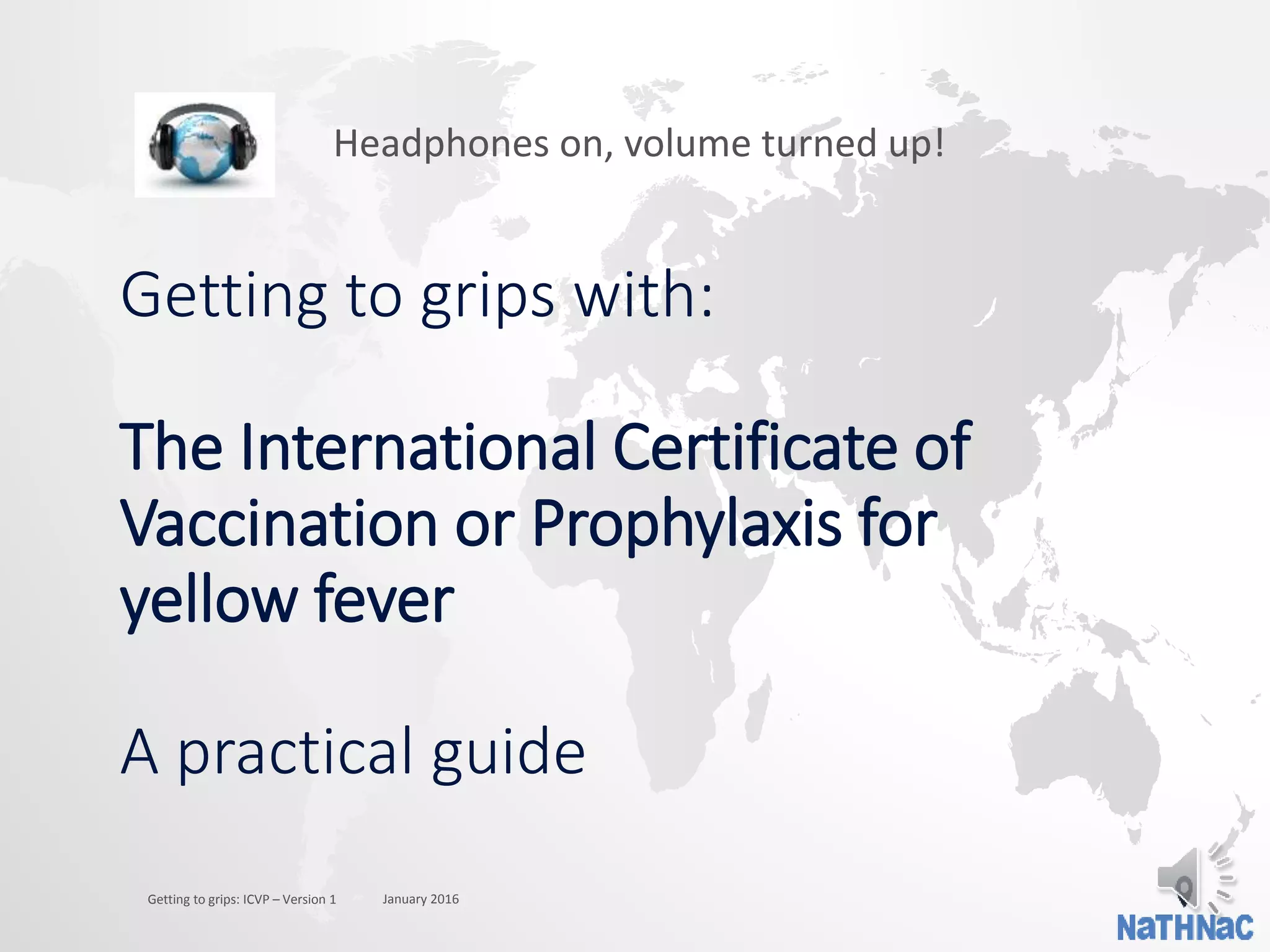 NaTHNaC education- how to complete ICVPs for health professionals | PPTX