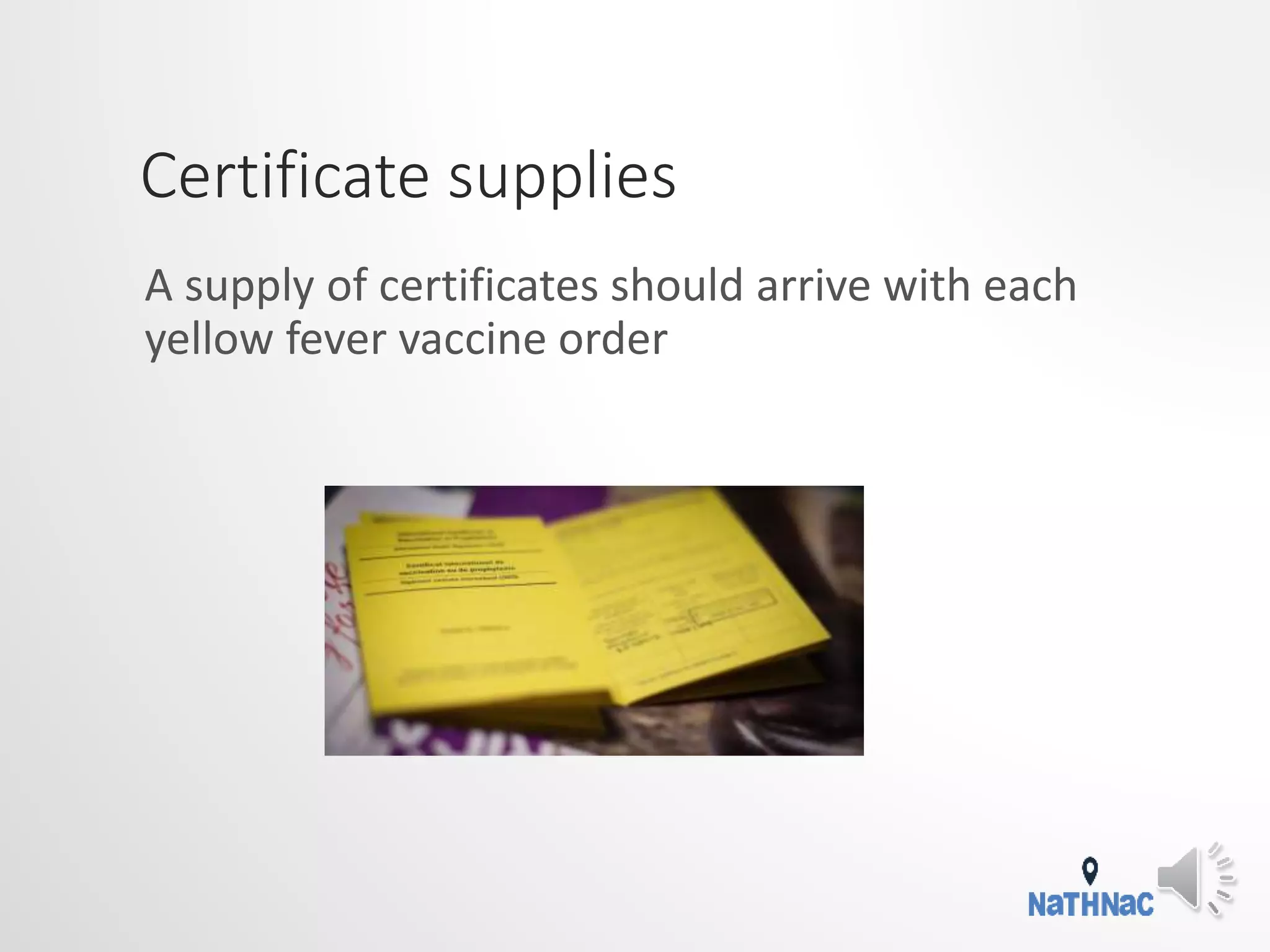 NaTHNaC education- how to complete ICVPs for health professionals | PPTX