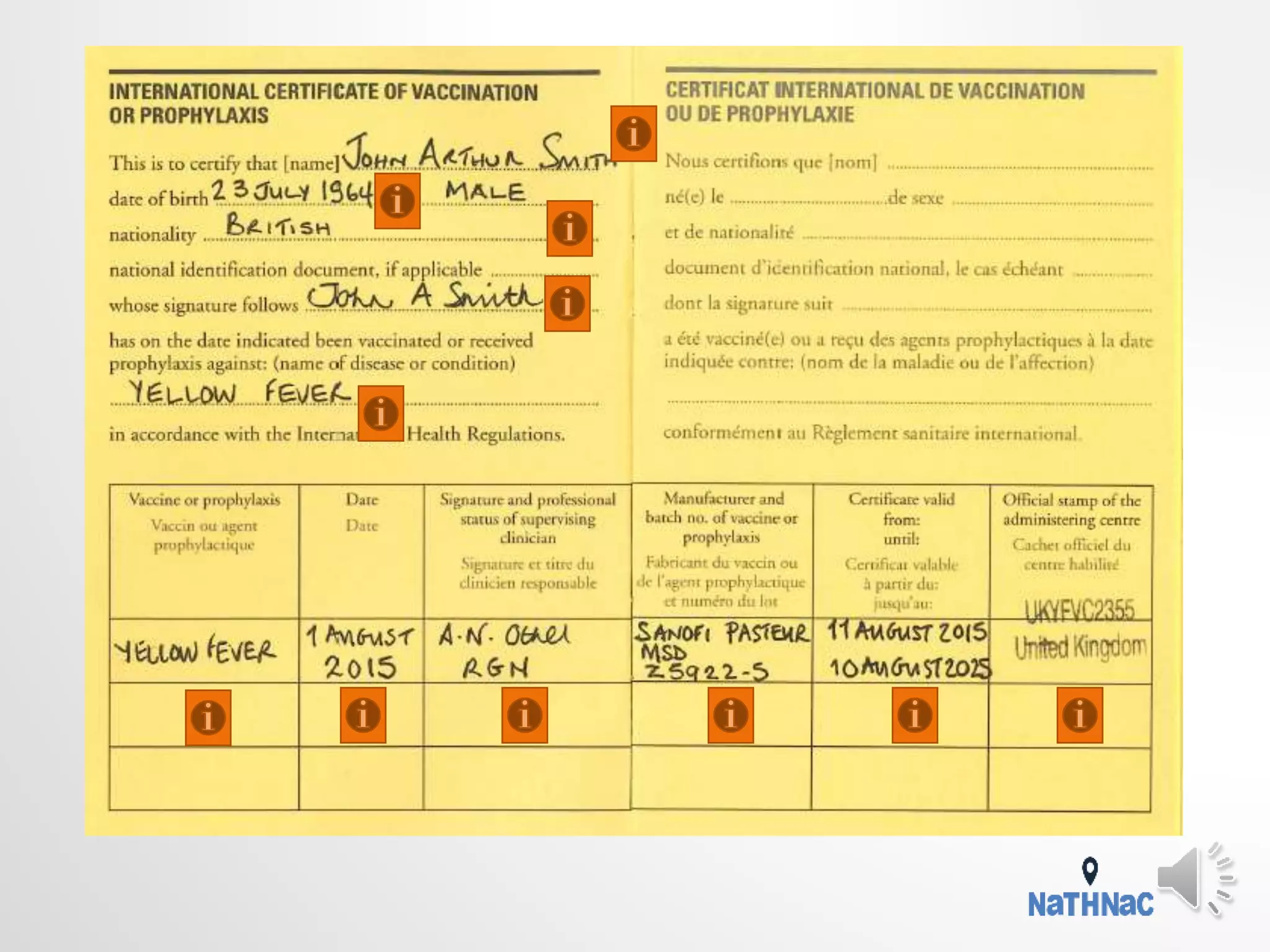NaTHNaC education- how to complete ICVPs for health professionals | PPTX