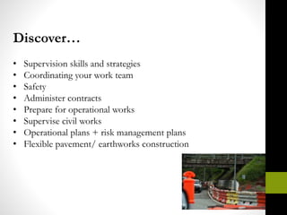 Certificate IV in Civil Construction Supervision | PPTX