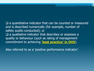 Certificate IV OHS - Glossary of Common OHS Terms | PPTX