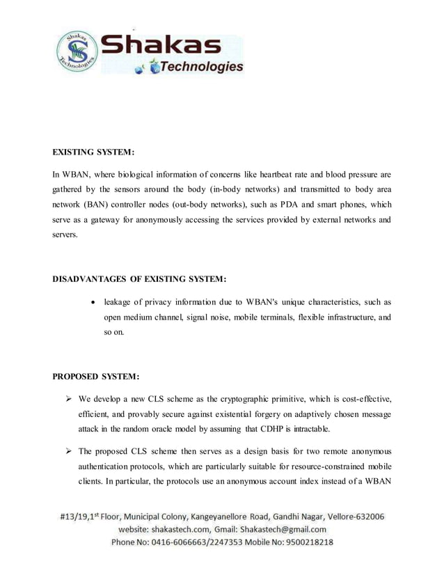 Certificateless remote anonymous authentication | PDF