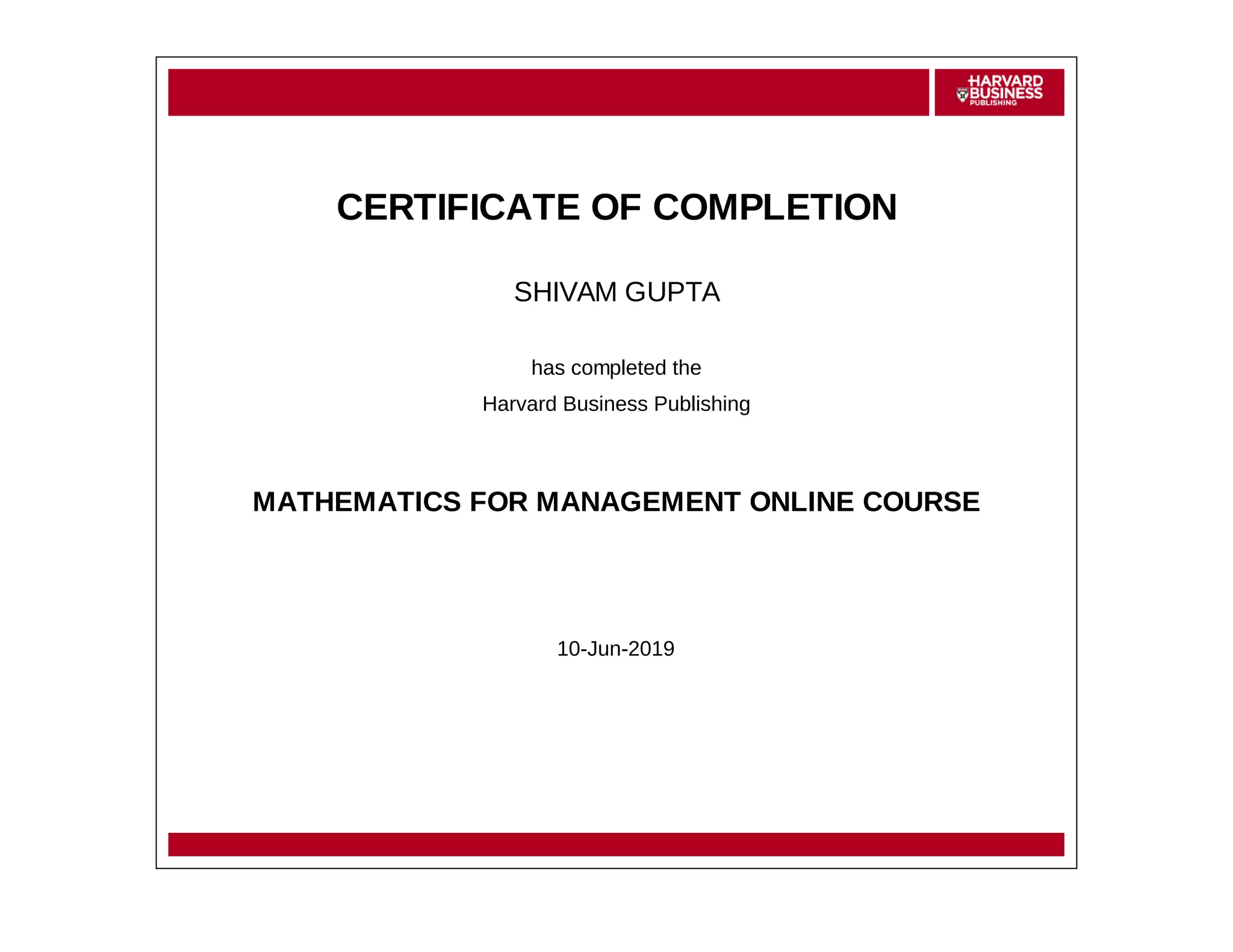Mathematics for Management | PDF