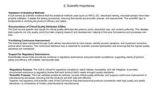 Certificate of Analysis- Ensuring Quality, Safety & compliance | PPTX
