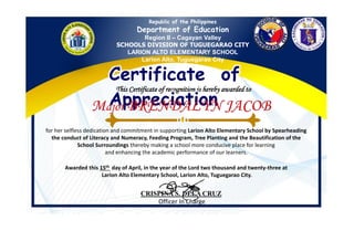 CERTIFICATE OF appreciation.pptx