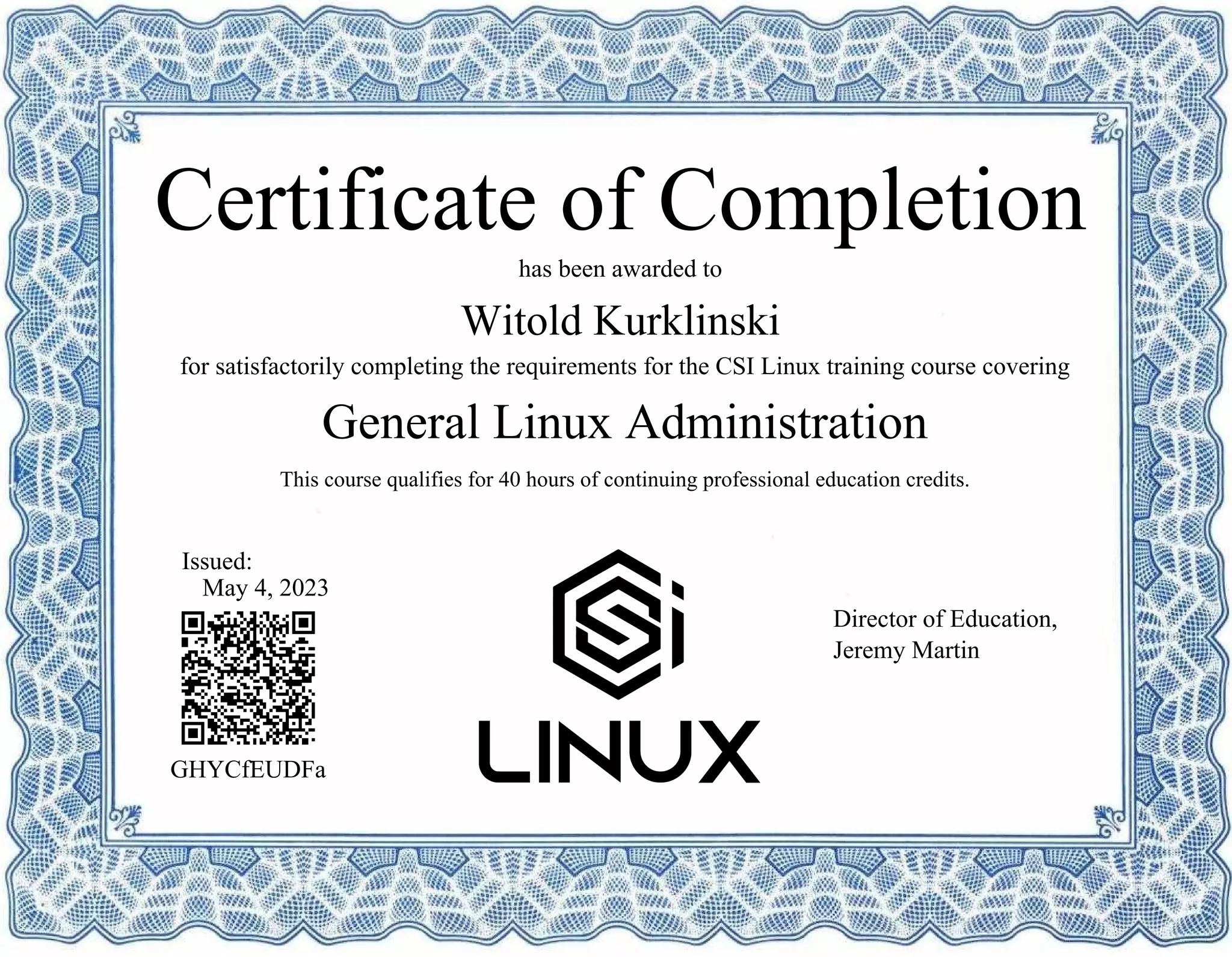 General CSI Linux Administration | PDF | Education