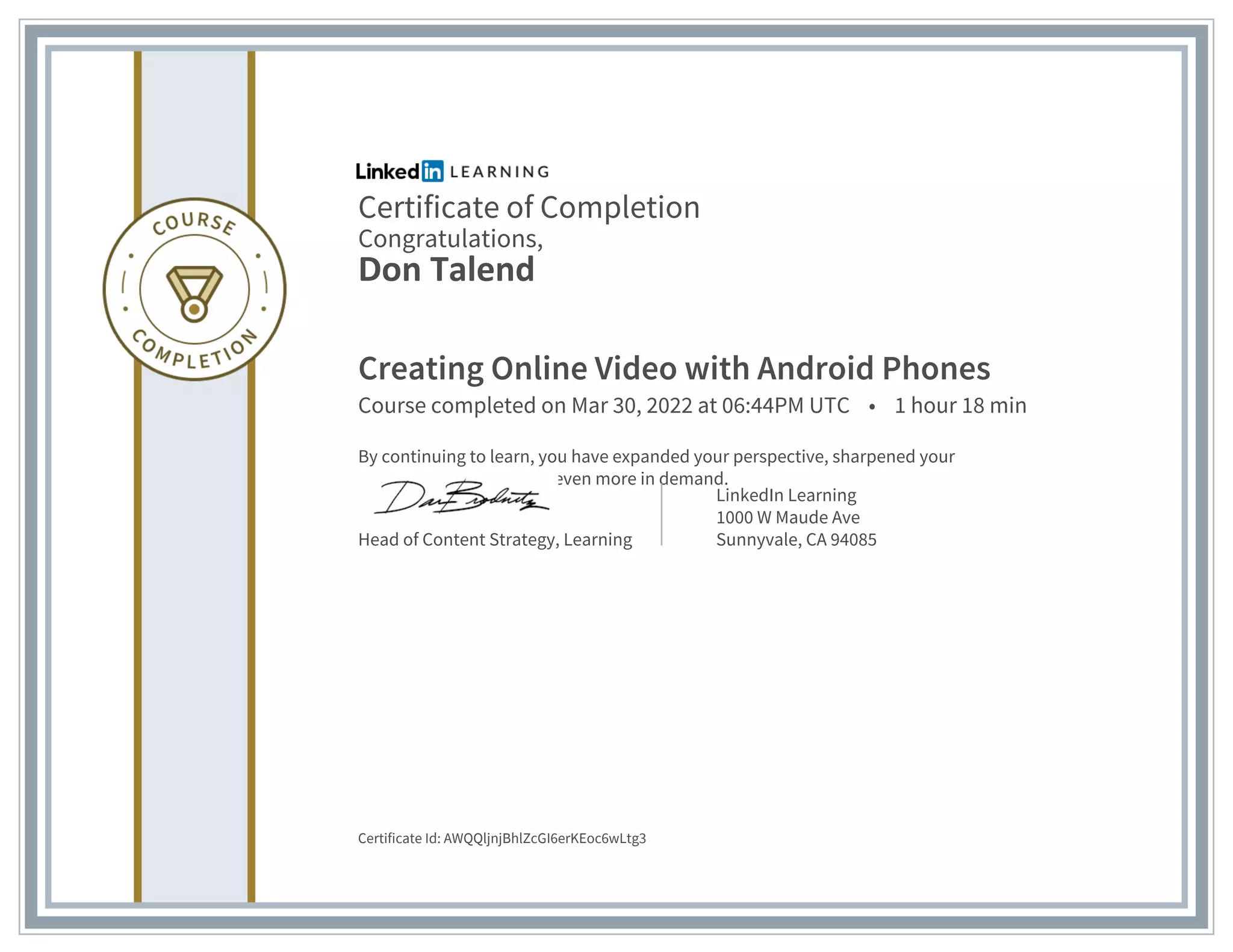 CertificateOfCompletion_Creating Online Video with Android Phones.pdf