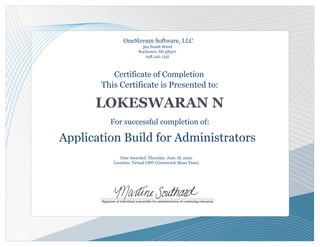 OneStream Application Build for Administrators | PPT