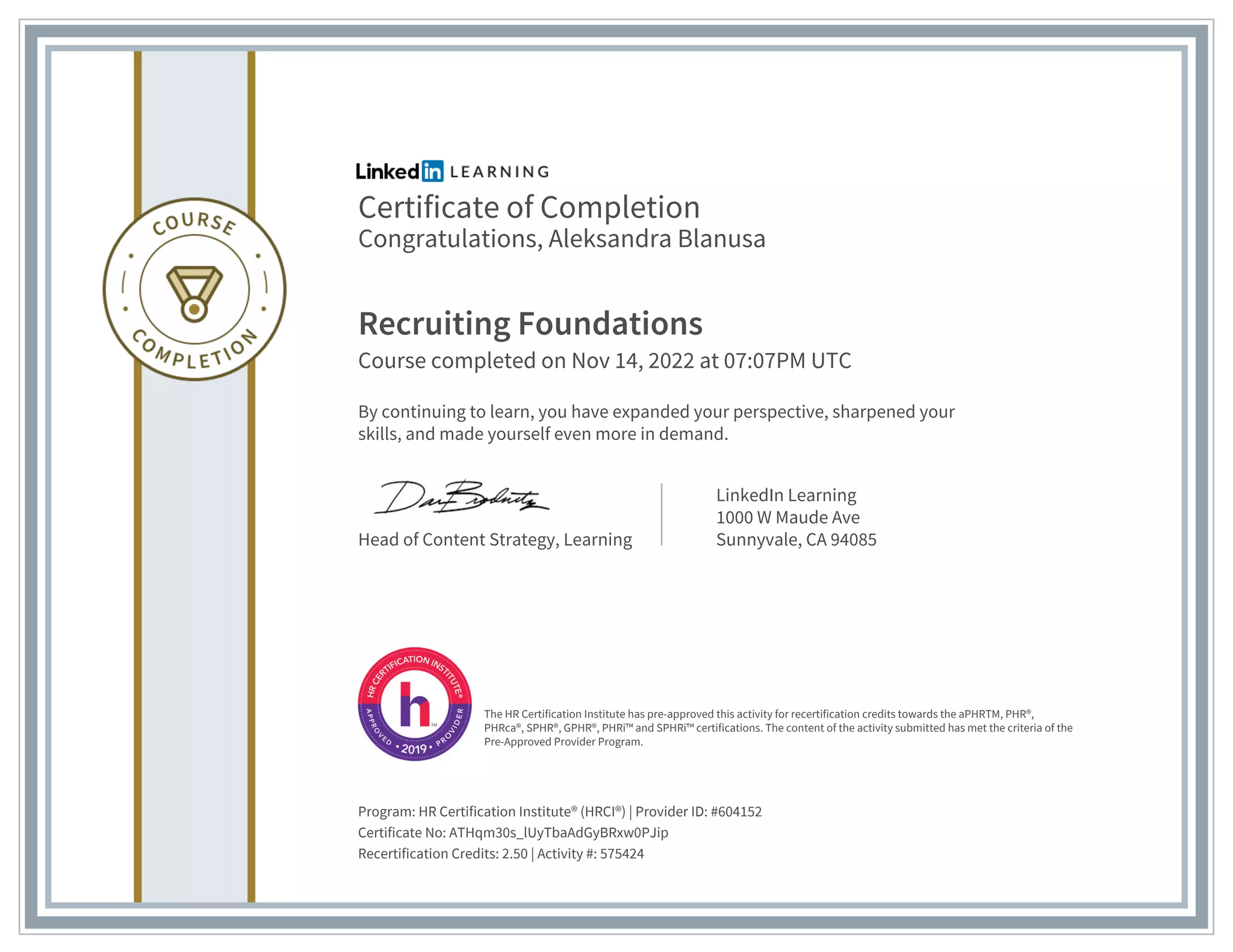 CertificateOfCompletion_Recruiting Foundations.pdf