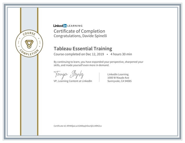 Tableau Essential Training | PPT