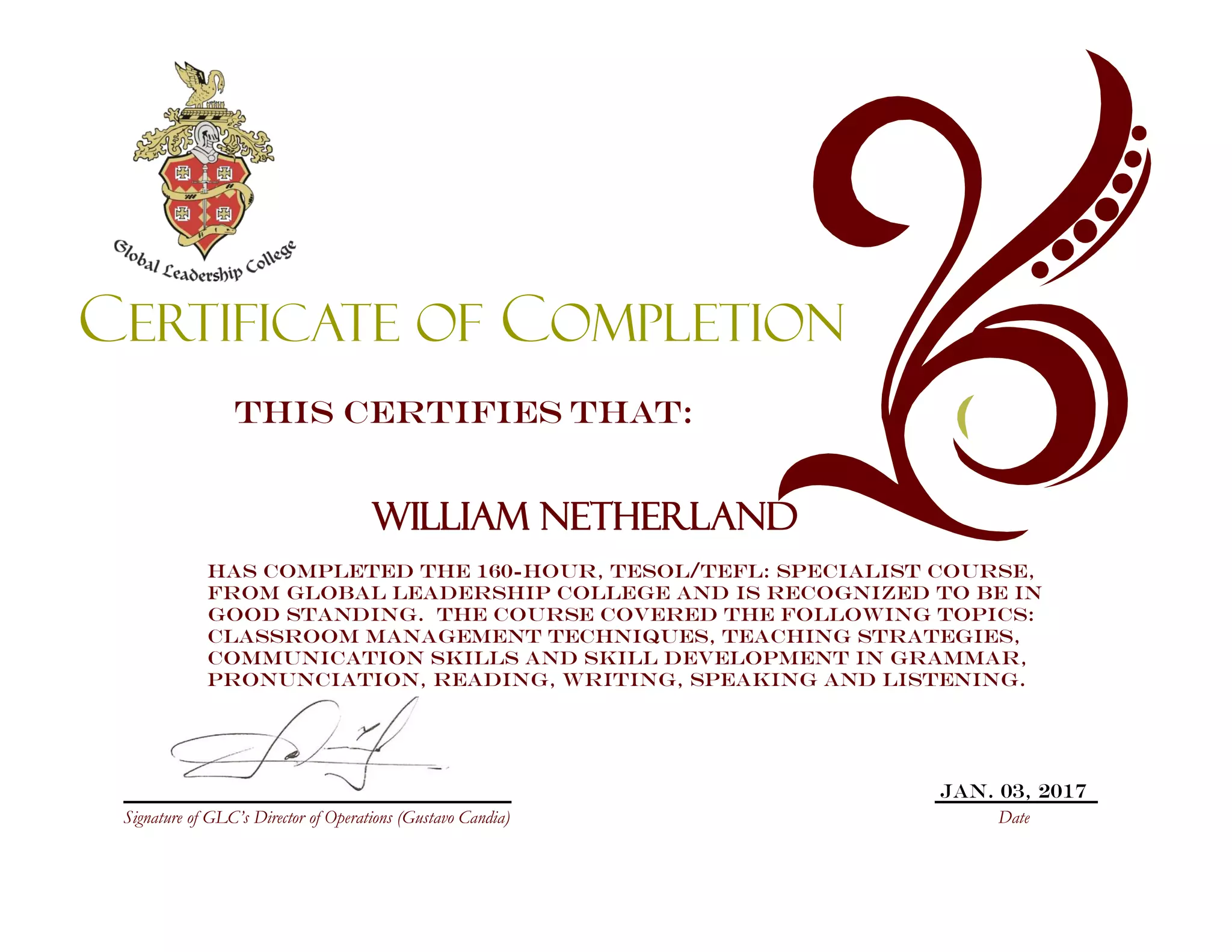 TESOL/TEFL Certification | PDF