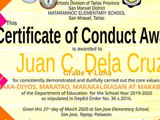 Certificate of Conduct AwardIN MES THE BEST (1).pptx