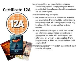 Certificate of films | PPT