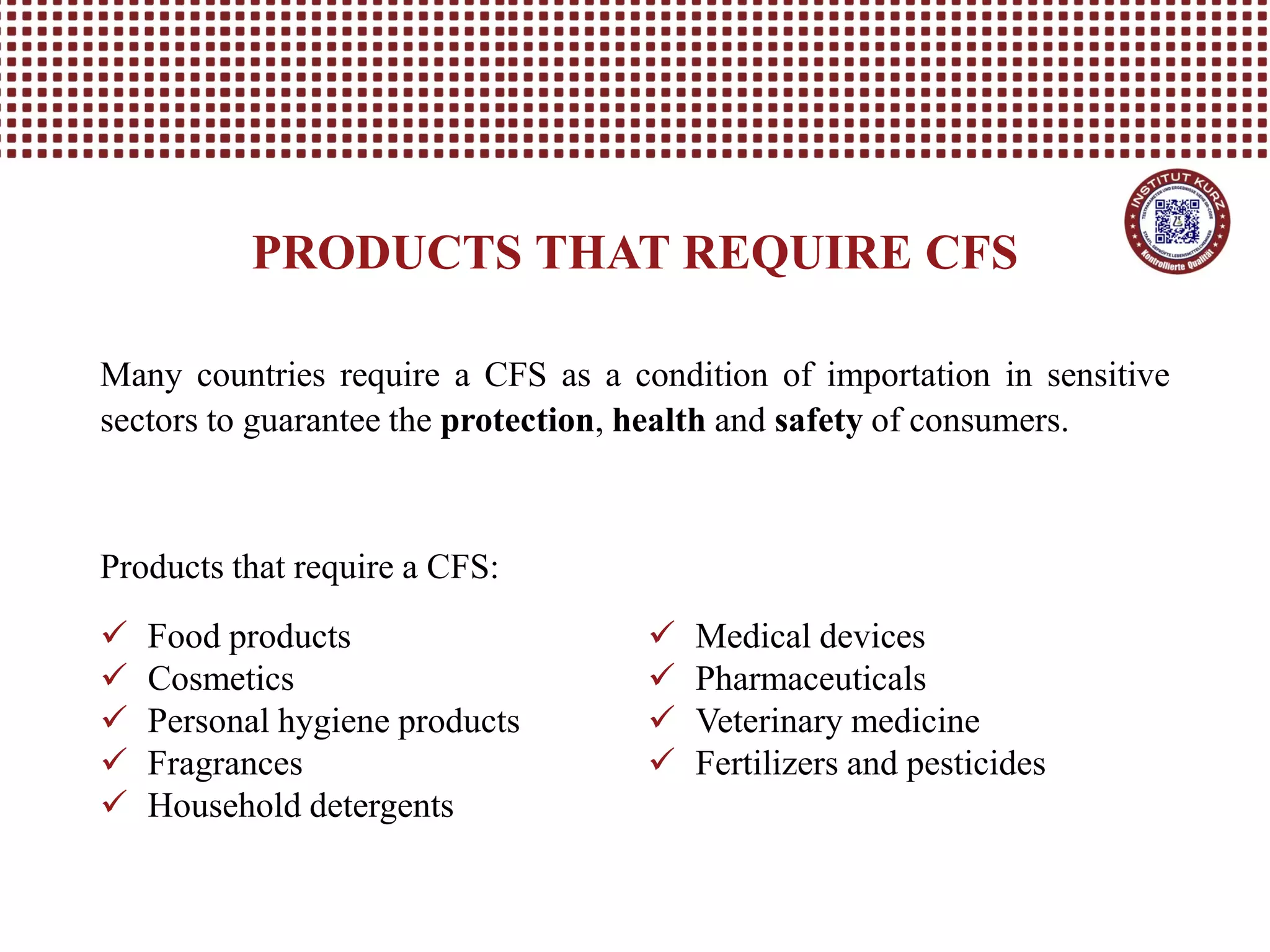 Certificate of Free Sale | PDF