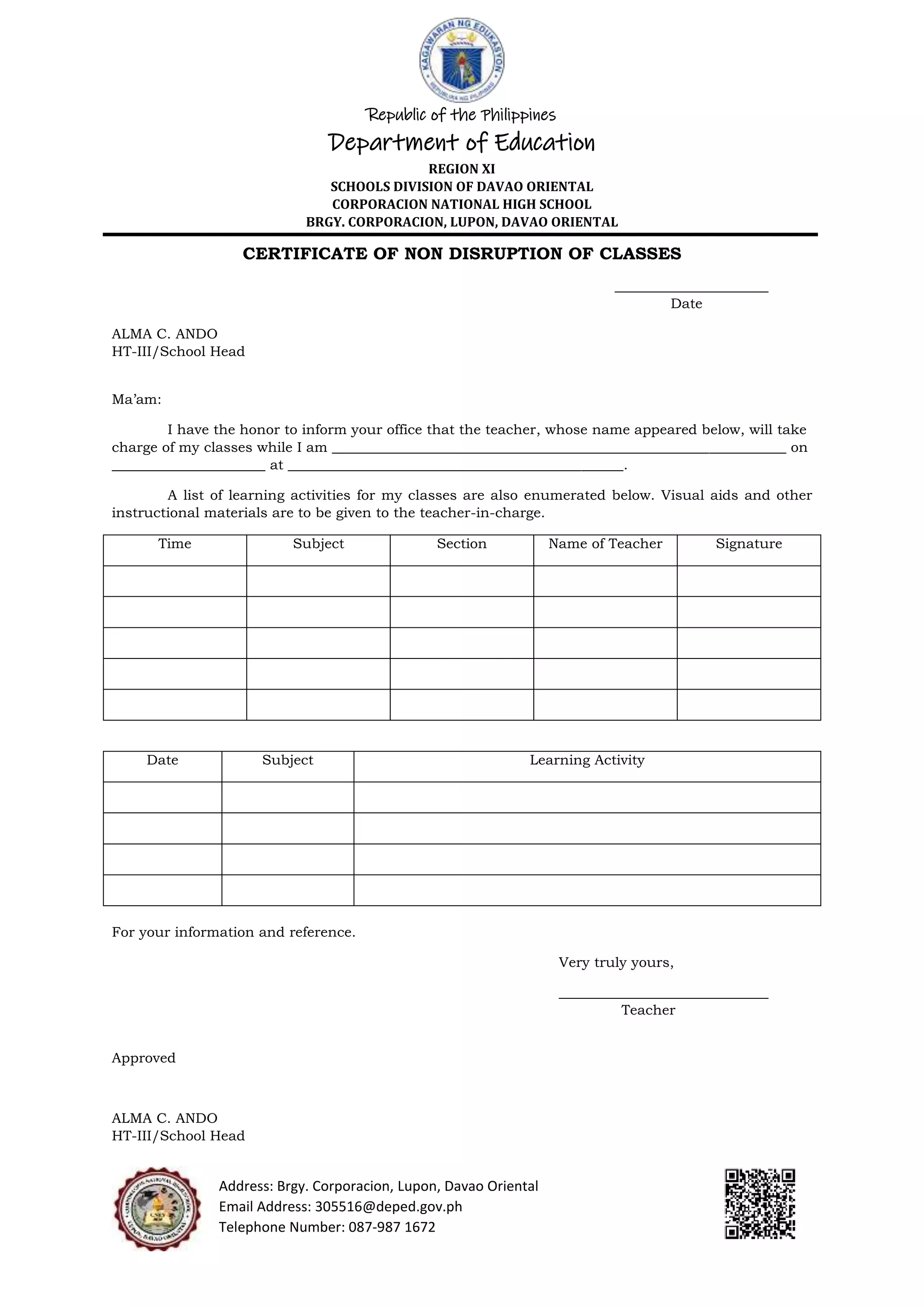 certificate of non disruption of classes.docx