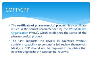 Certificate of pharmaceutical product | PPTX
