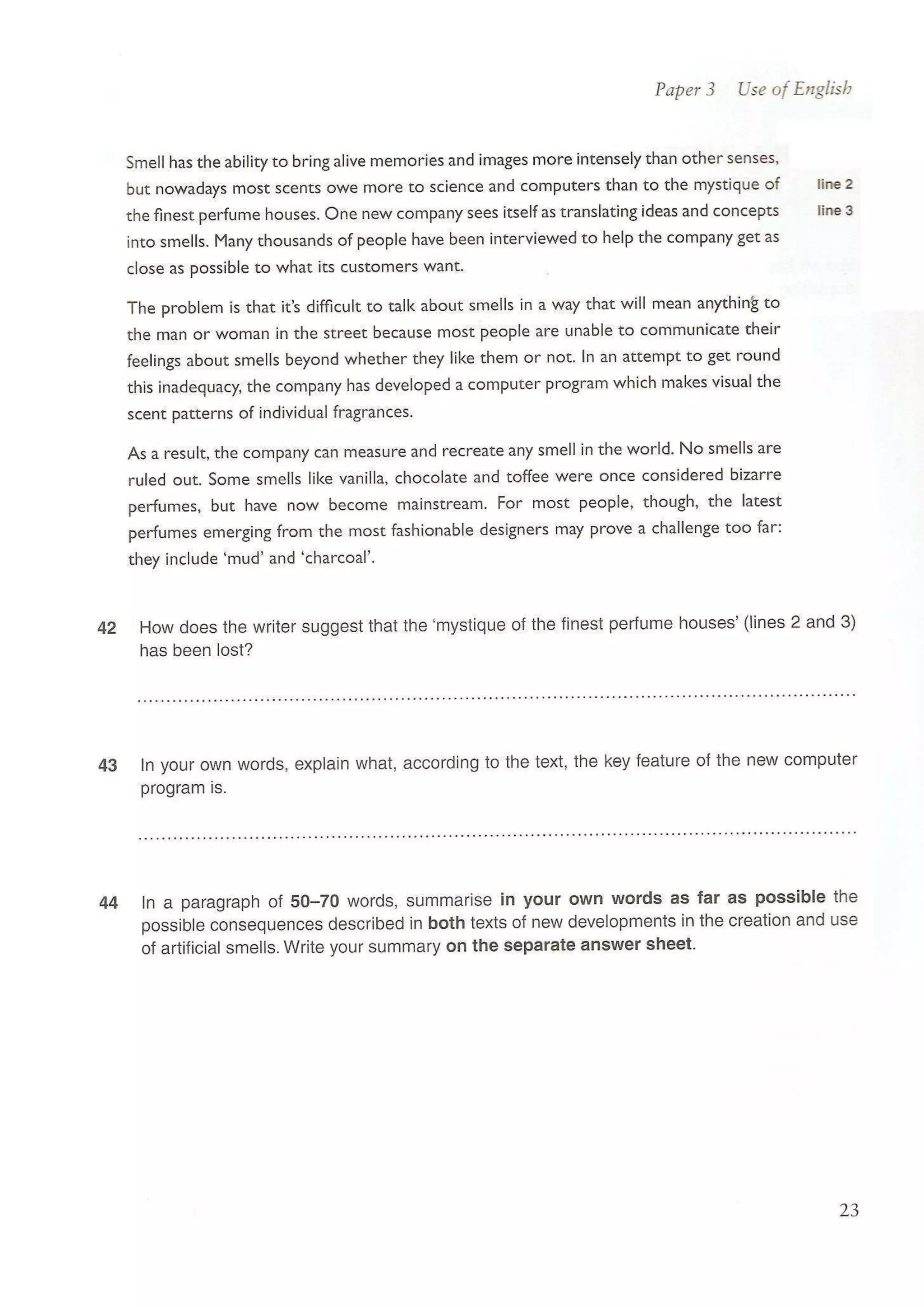 Certificate of Proficiency in English 3 with answers.(2005) | PDF | Free Download