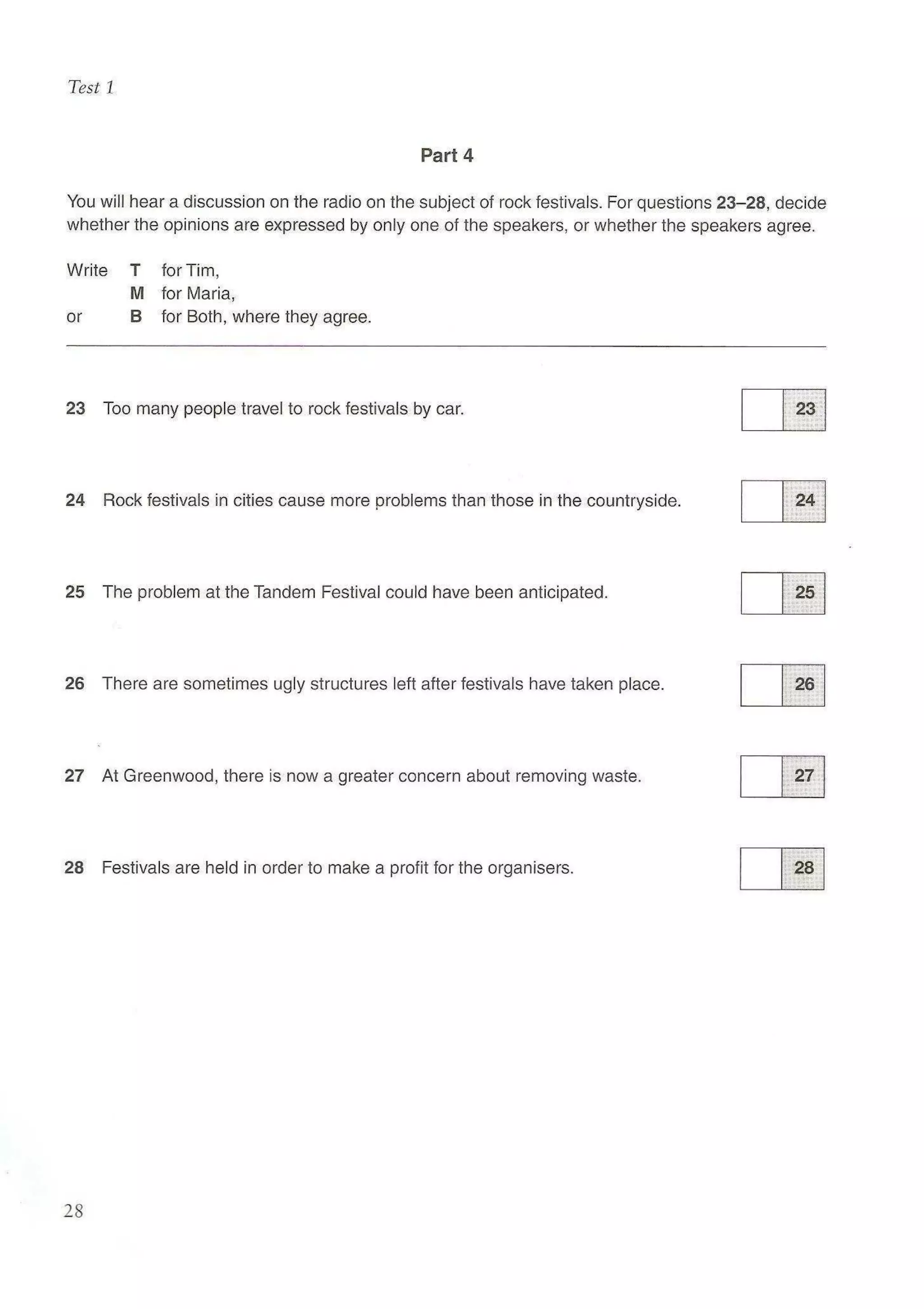 Certificate of Proficiency in English 3 with answers.(2005) | PDF
